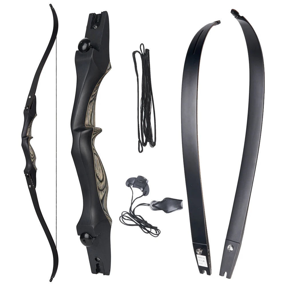 Toparchery-25-50lbs-ILF-Recurve-Bow-Tech-Wood-Insert-Limbs-62inch-Take ...