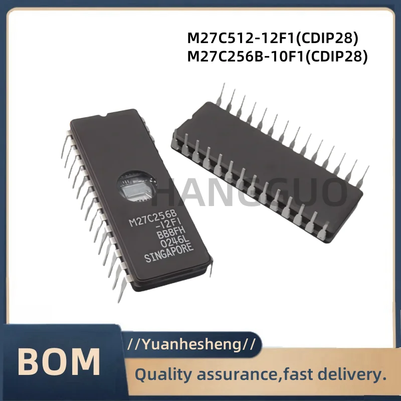 5-10pcs M27C512-12F1 27C512 M27C256B-10F1 DIP-28 EPROM IC CHIPS Drive ...