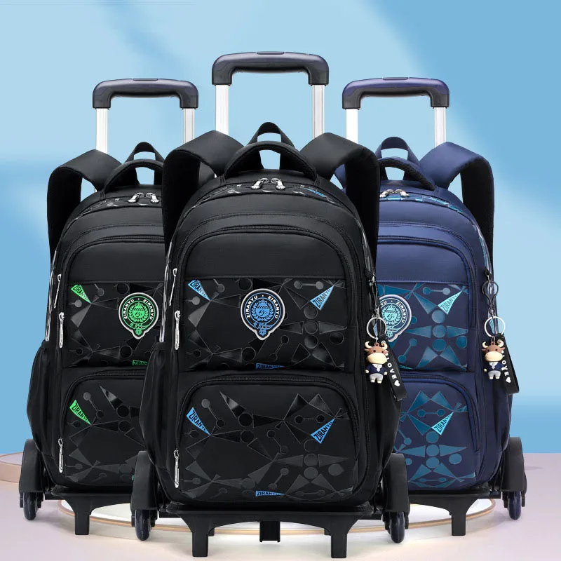 Detachable Children’s Rolling Backpack with Wheels – Luggage Adventures
