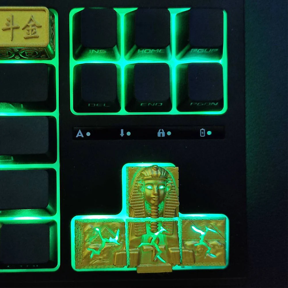 Egyptian Pharaoh Arrow Keycaps 4pcs Direction Resin Keycap for Cross ...