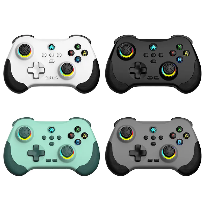 RGB-Wireless-Controller-6-Axis-Motion-Sensor-Game-Controller-Bluetooth ...