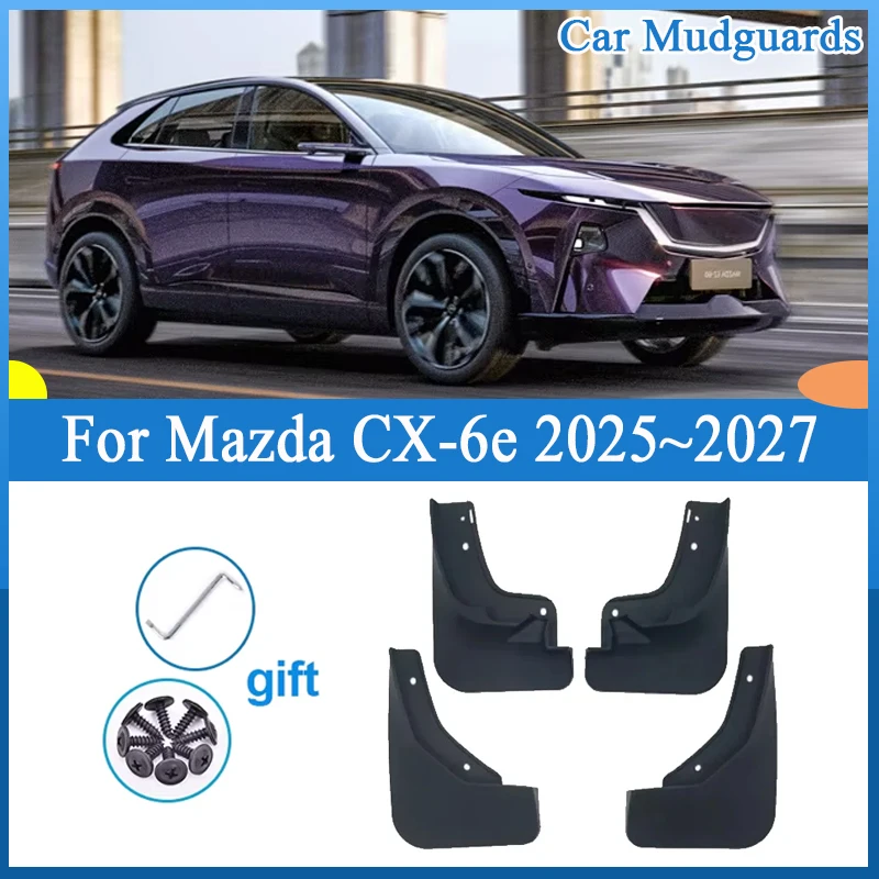 For Mazda CX-6e J90K Accessories 2025 2026 2027 EZ-60 Car Mudguards ...