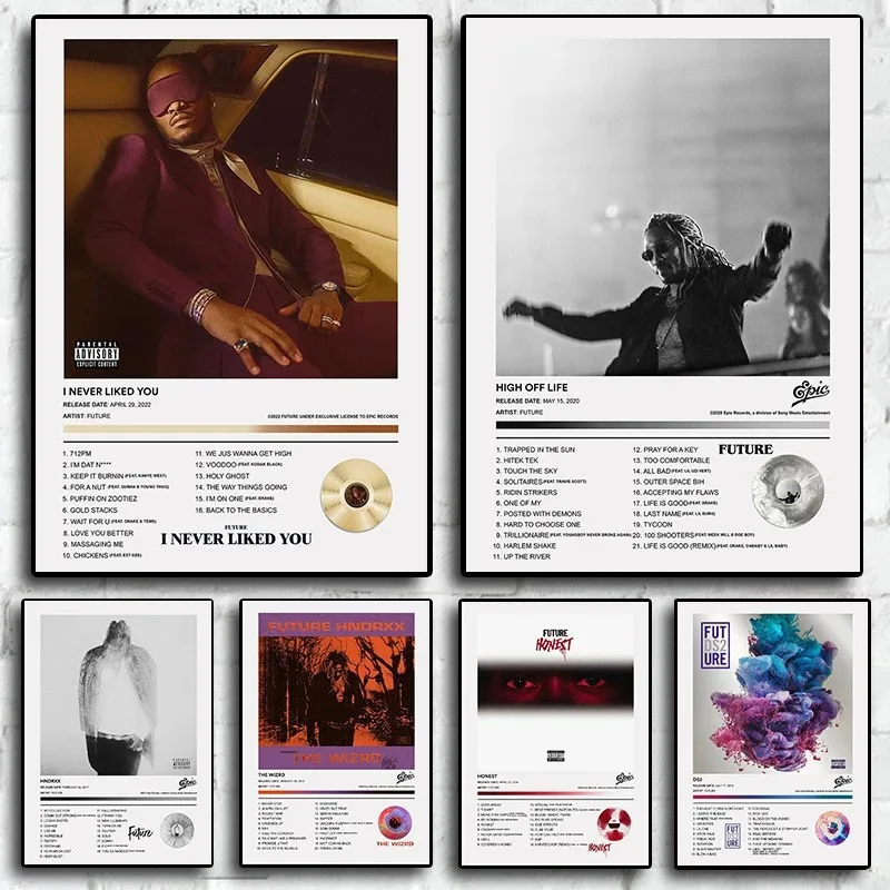 Pop-Rap-Music-Album-Cover-Future-Poster-Aesthetic-Rapper-Hip-Hop-Rock ...