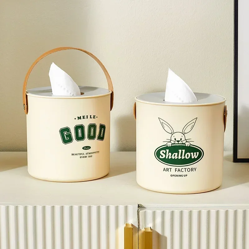 Round-Toilet-Roll-Paper-Container-Living-Room-Bedroom-Napkin-Holder ...