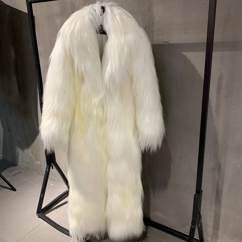 Goat-Fur-Coats-Long-Lady-Real-Sheep-Fur-Cloth-Stand-Collar-Winter-Warm ...