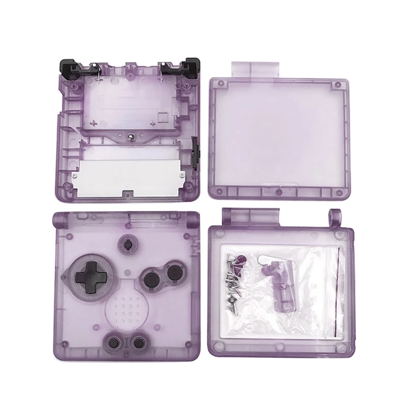 교체 투명 클리어 하우징 쉘 케이스, 게임 보이 어드밴스 SP GBA SP 콘솔용 수리 부품 키트| | - AliExpress