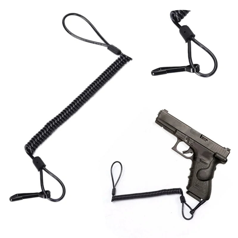 New-Tactical-Gun-Sling-Single-Point-Pistol-Handgun-Spring-Lanyard-Sling ...