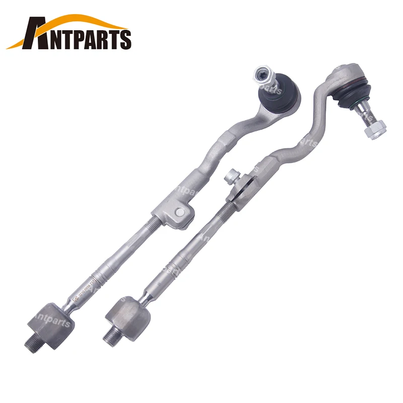 2PCS Auto Parts Car Front Suspension Outer Inner Steering Tie Rod For ...