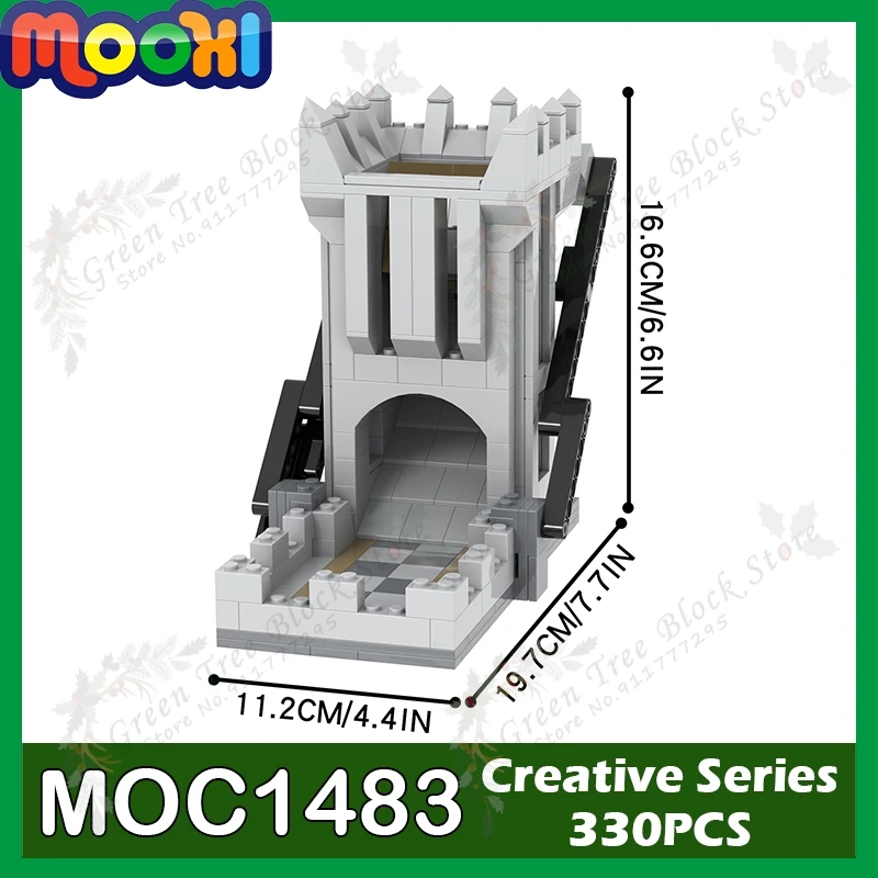 MOC1483-330PCS-Creative-Series-Automatic-Loading-Dice-Tower-Building ...