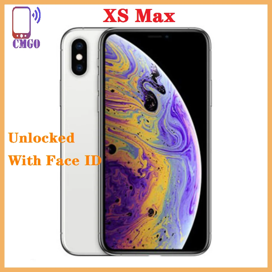 Original Unlocked Apple iphone xs max 4G LTE 4G RAM 64gb/256gb ROM A12 ...