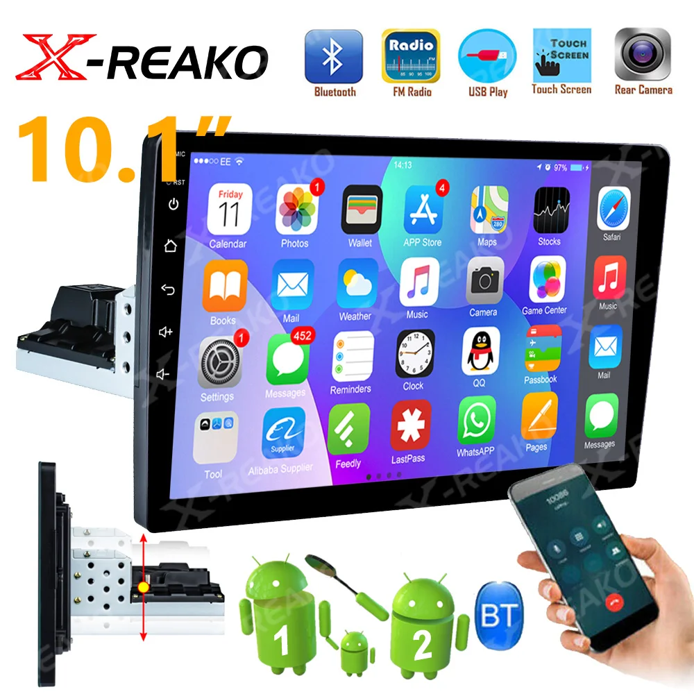 X-REAKO-Car-Stereo-Radio-10-1din-Android-12-Car-Multimedia-Video-Player ...