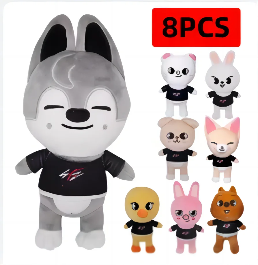 Skzoo peluches de dibujos animados Stray Kids, de 20cm muñeco de ...