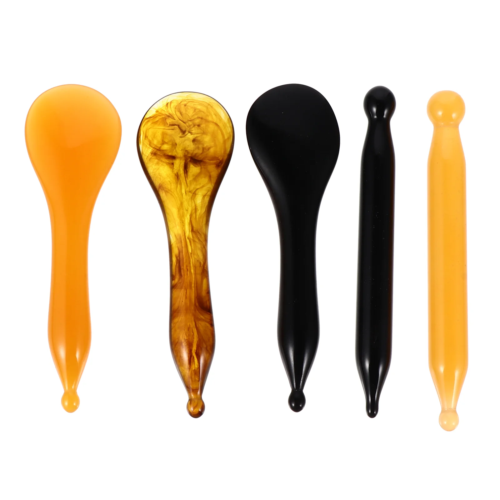 Facial Guasha Tool Bar Scraping Set Tools Eye Scraper Massaging ...