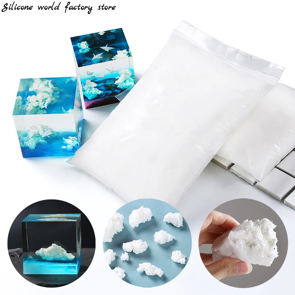 Silicone world 80g/Bag Resin Filling Decoration Epoxy Resin White Paper ...