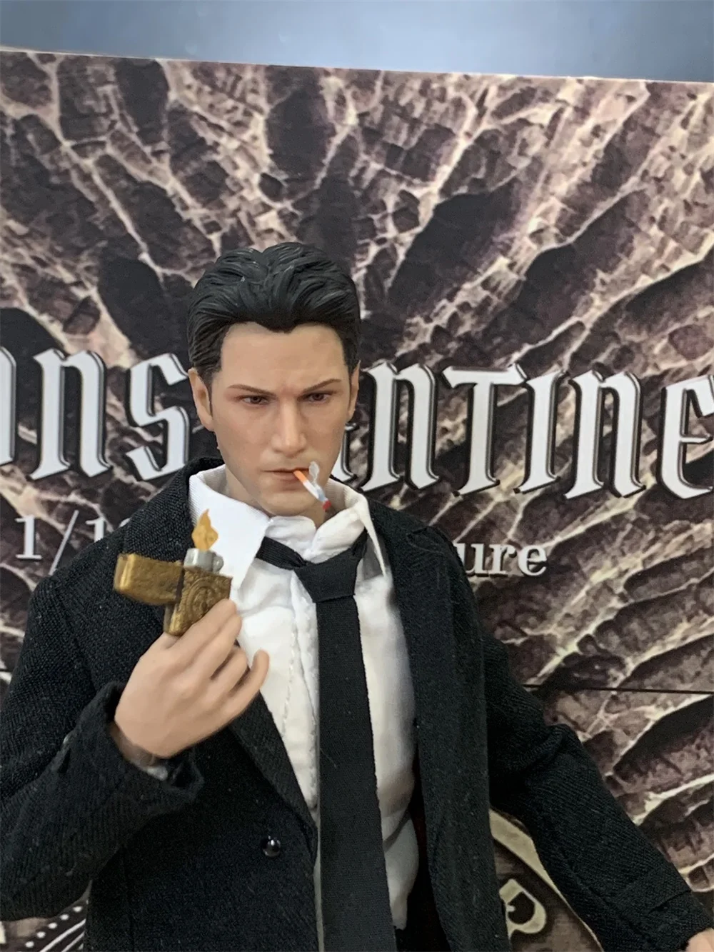 Aton Custom 1/12 Male Superhero Keanu Reeves Hell Detective Constantine ...