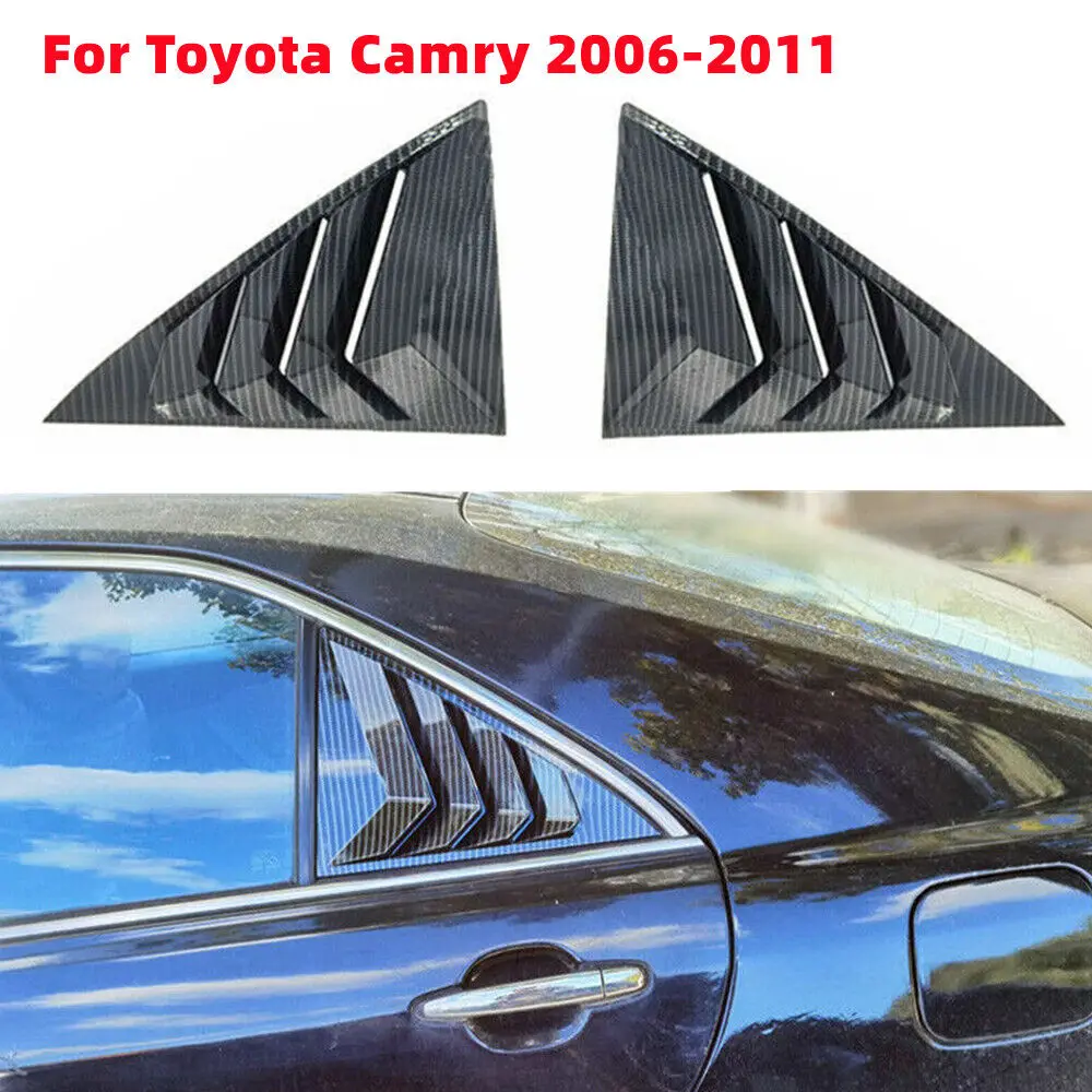 For Toyota Camry Sedan 2006-2011 Car Rear Louver Window Side Shutter ...