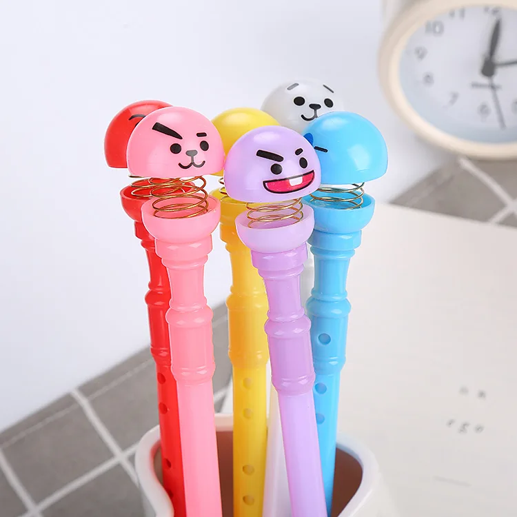 30pcs-Net-red-shaking-head-doll-neutral-pen-cartoon-expression-bounce ...