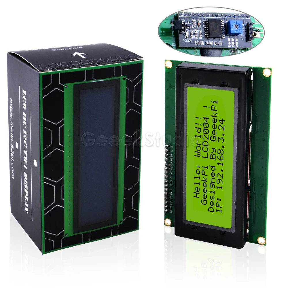 Iic/i2c 2004 20x4 Character Lcd Module Display, Compatible With ...