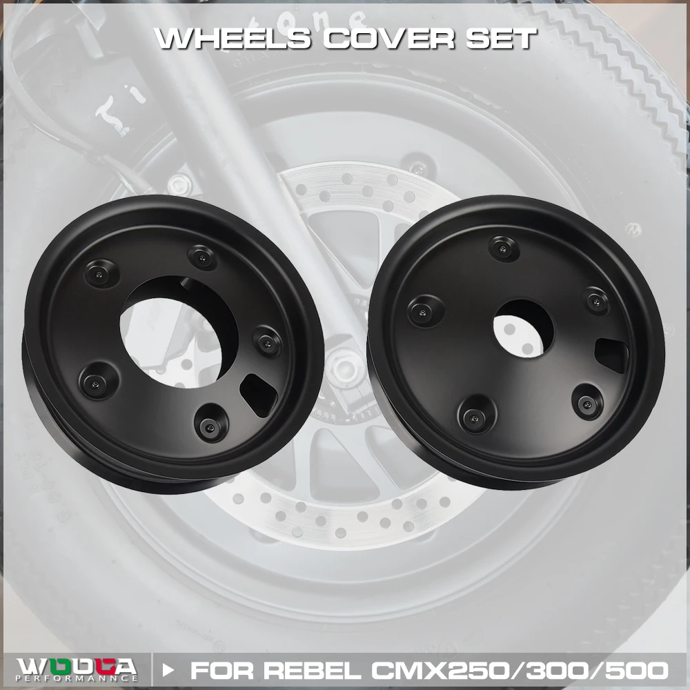 Wheel-Cover-Set-For-Honda-Rebel-250-300-500-Front-Rear-Wheel-Covers-CMX ...