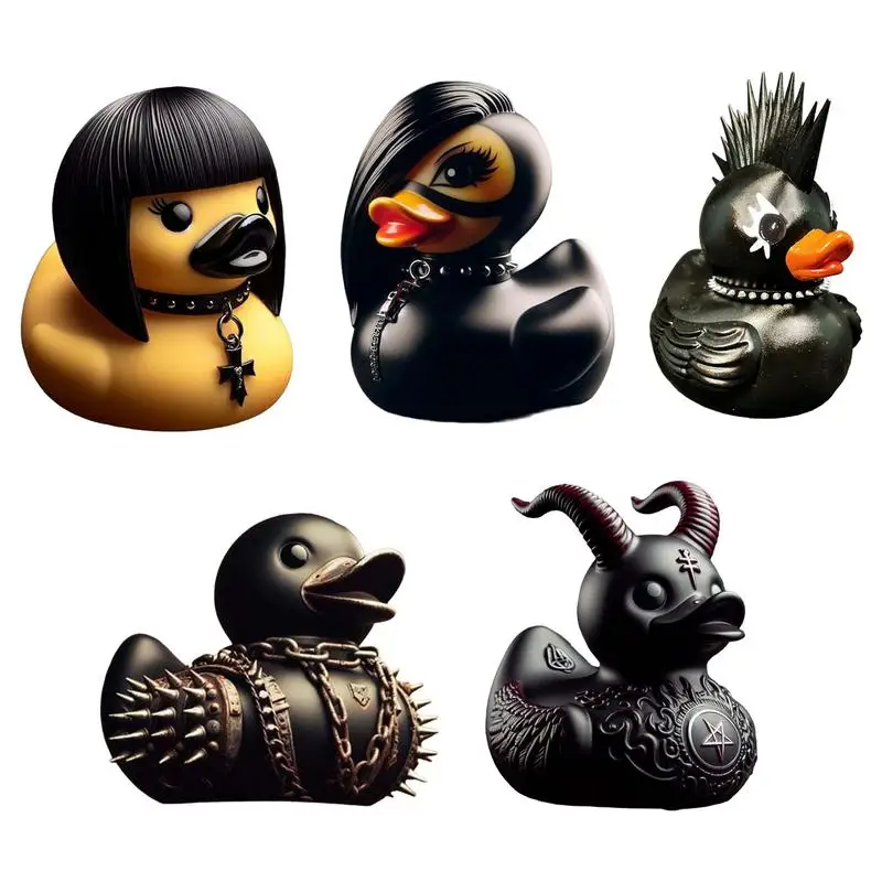 Deathrocker-Duck-Demon-Duck-Ornament-Punk-Gothic-Desktop-ornament ...