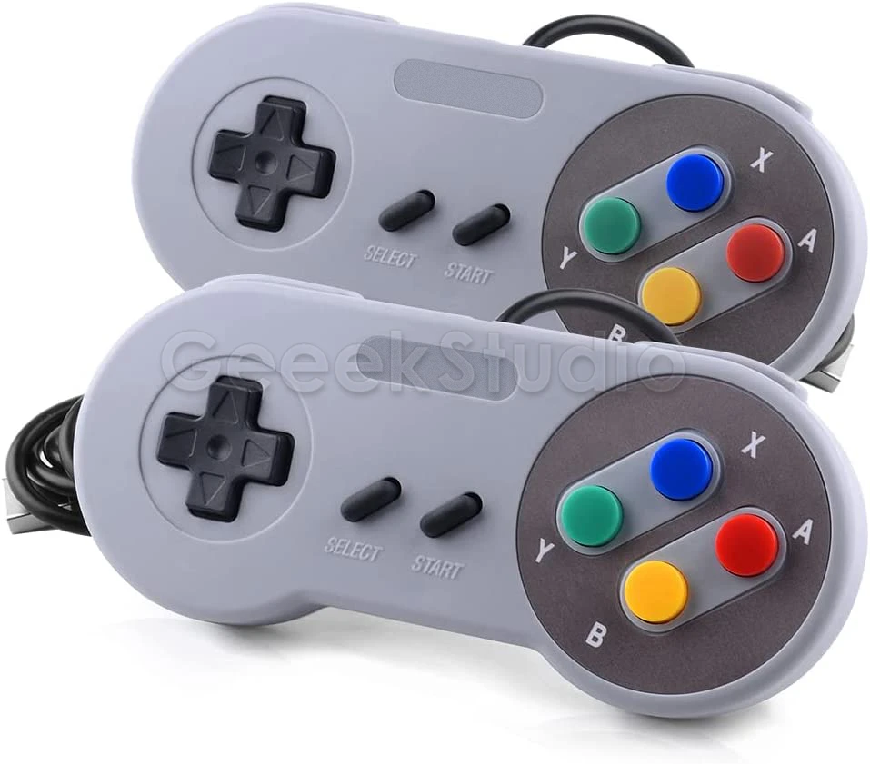2 pçs/lote! Snes controlador usb joystick almofada de jogo com flanela ...