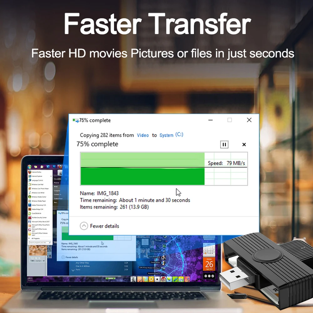 Compact-Flash-Card-Adapter-Laptop-Multi-Card-Reader-USB-2-0-Smart-Card ...