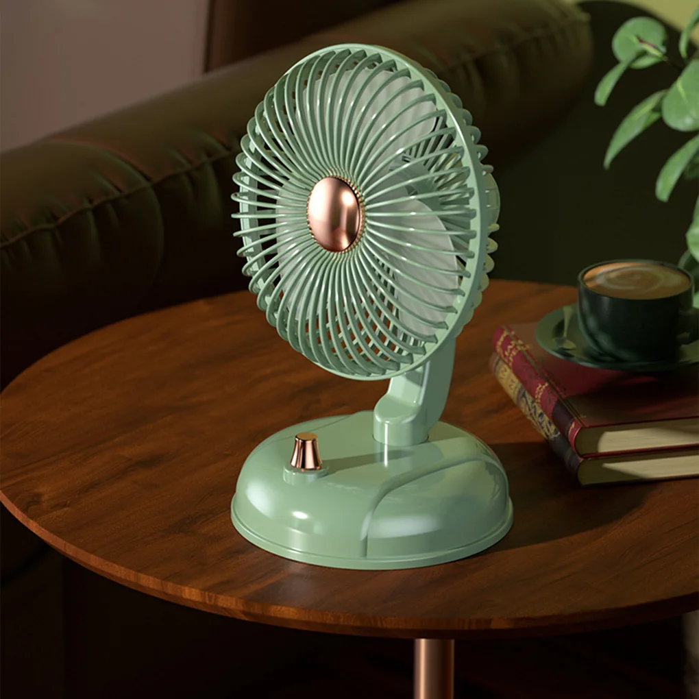 Retro-Mini-Fan-Type-c-Rechargeable-Portable-Fan-Oscillating-Head-Table ...
