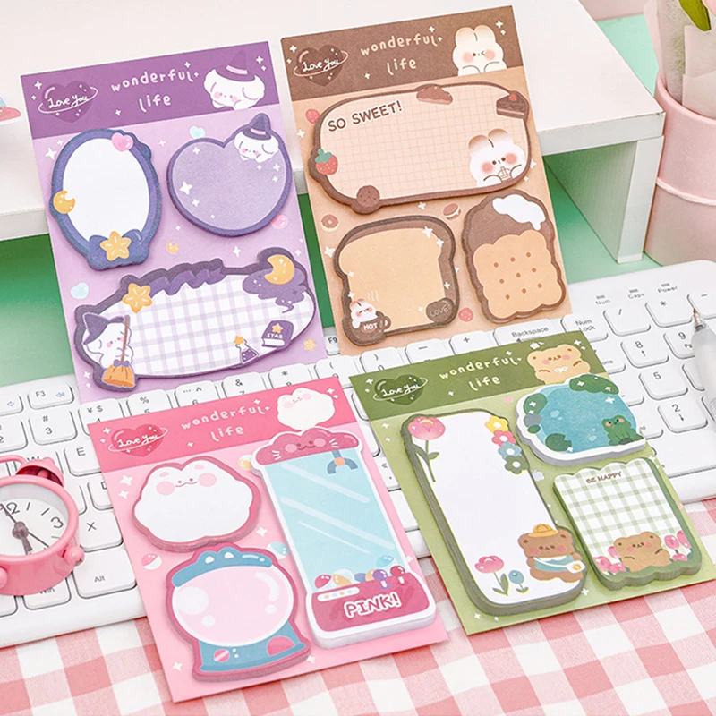 Set-Japanese-Cute-Kawaii-Sticky-Notes-Memo-Pads-Post-Notepads ...
