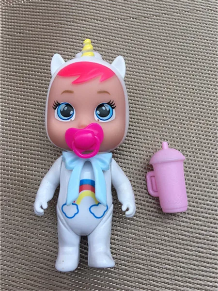 12cm-Crying-Baby-Doll-With-Pacifier-Bottle-For-Kids-Tears-Dolls-DIY-Toy ...