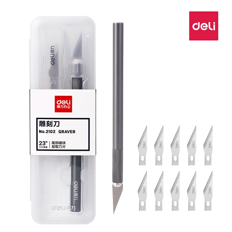Deli-cuchillas-de-bistur-cortador-de-precisi-n-de-Metal-grabado-artesan ...