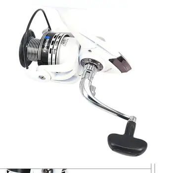 금속 스피닝 릴 핸들 그립 낚시 릴 교체, 접이식 로커 암 크랭크 핸들 교체, 1 개