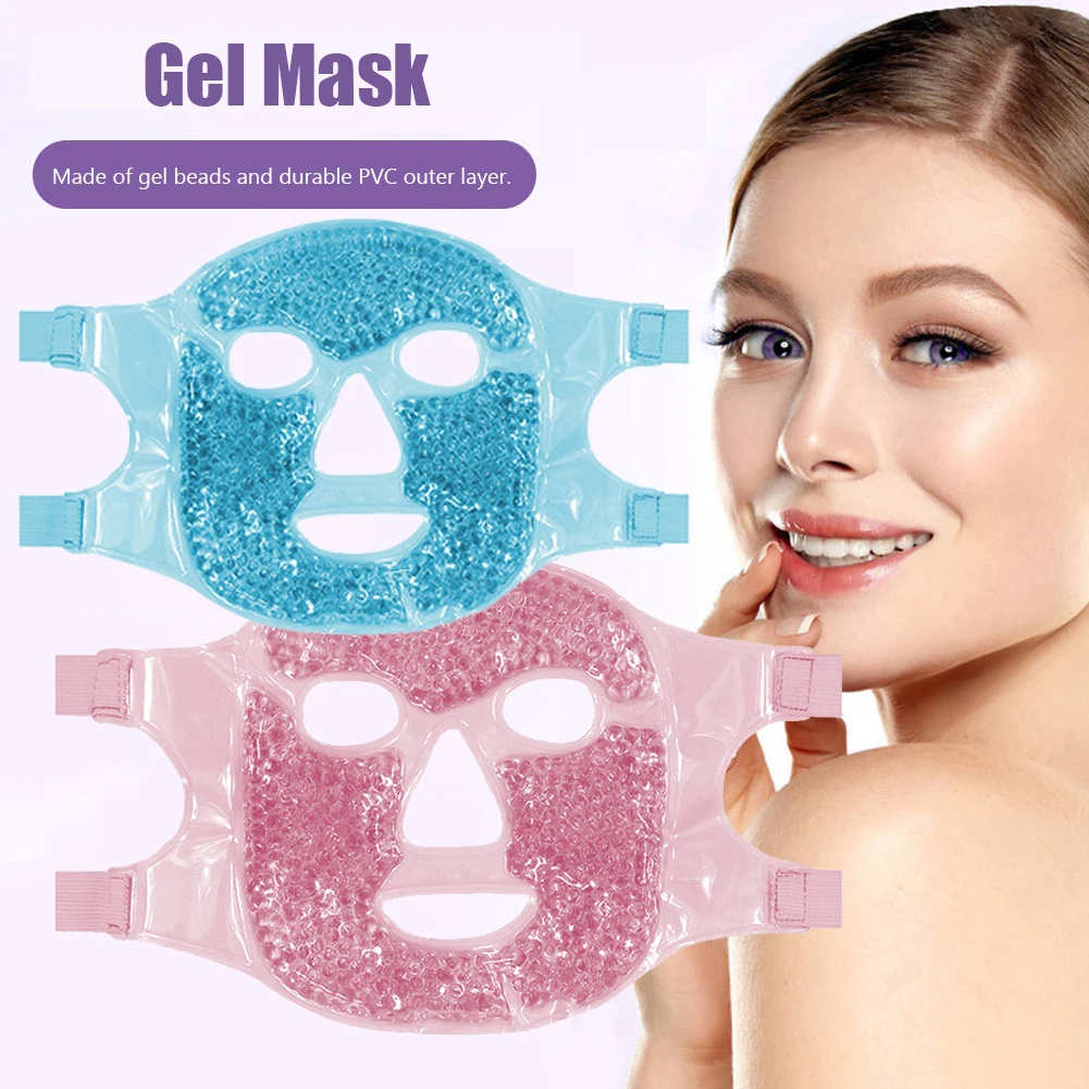 Ice Gel Face Mask Cooling Mask ต่อต้านริ้วรอย Cold Therapy Mask บรรเทา ...