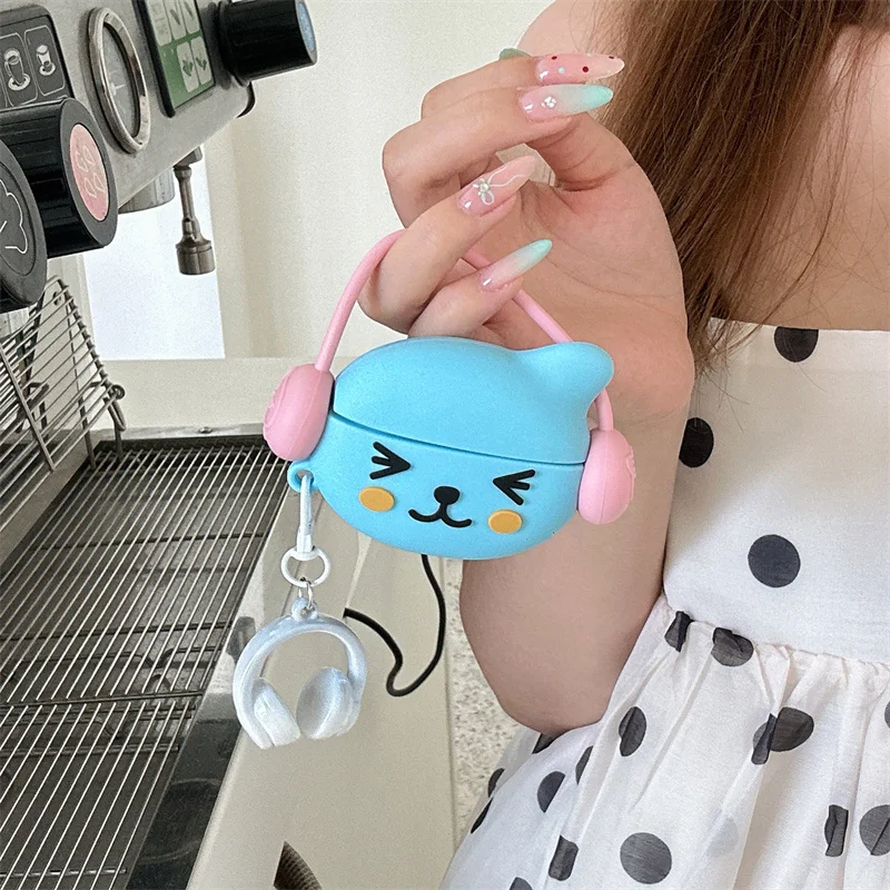 Cute Water Drops Earphone Cover For Apple Airpods 4 3 2 Pro 3 Case with ...