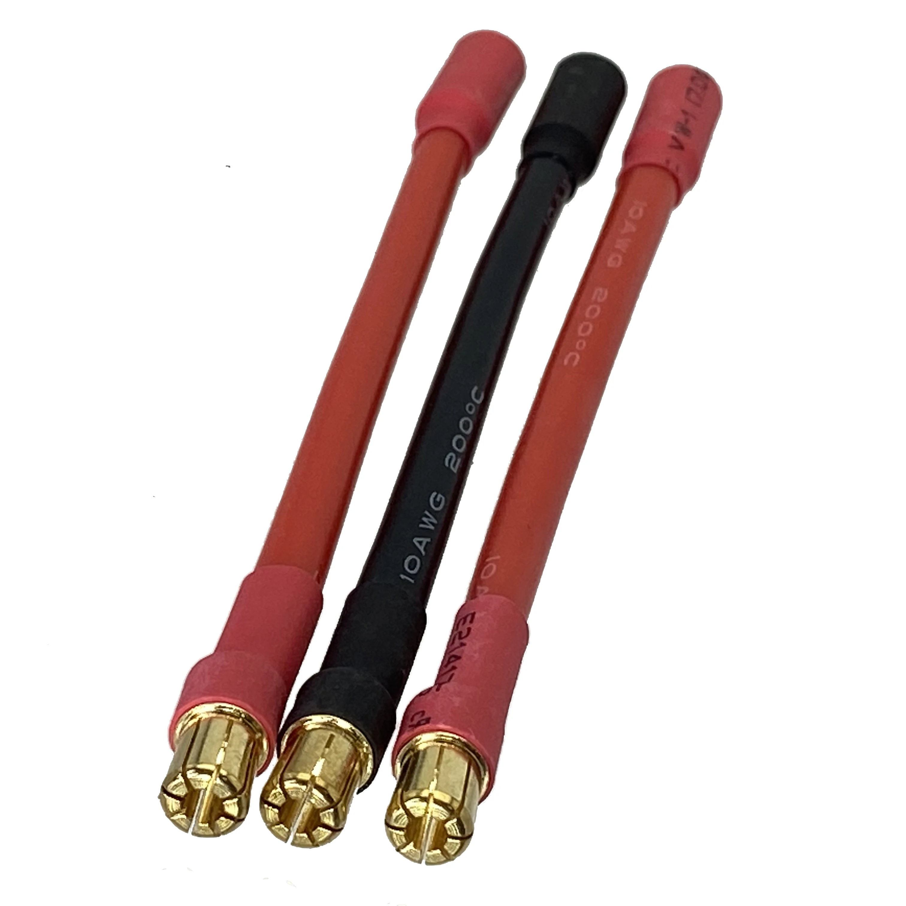 3pcs/set 6.5MM Bullet Male to Female 10AWG 10CM Castle Mambo ESC ...