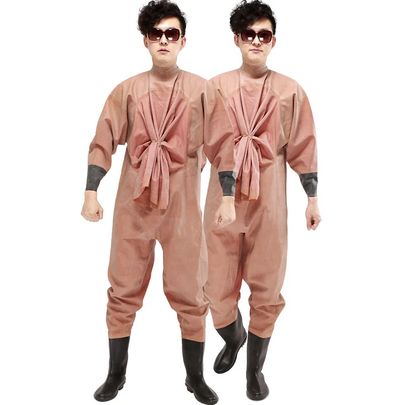 Men-1mm-Rubber-Whole-Body-Fishing-Wading-Clothes-Overalls-Underwater ...