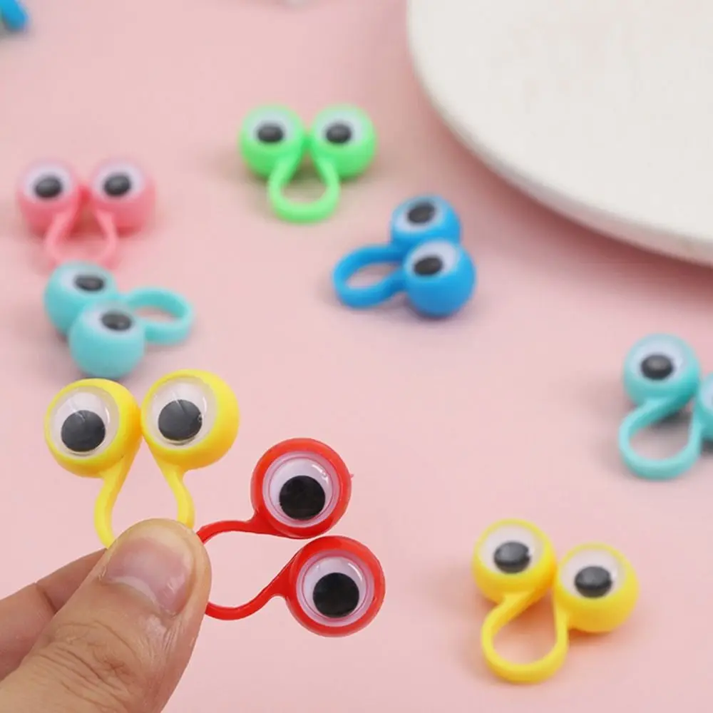 Plastic-Eye-Finger-Ring-Creative-Funny-Ring-Gift-Colorful-Finger-Ring ...