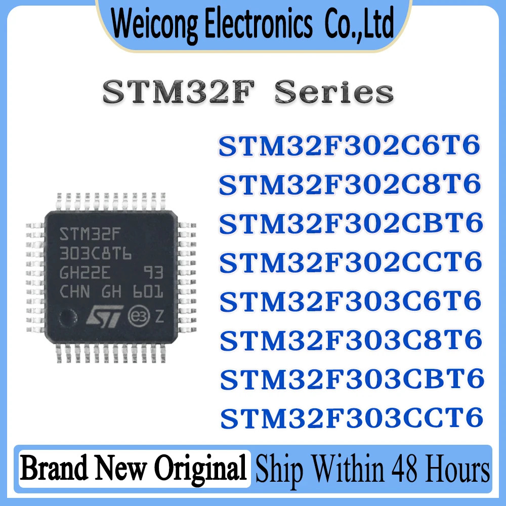 STM32F302C6T6 STM32F302C8T6 STM32F302CBT6 STM32F302CCT6 STM32F303C6T6 STM32F303C8T6 ...