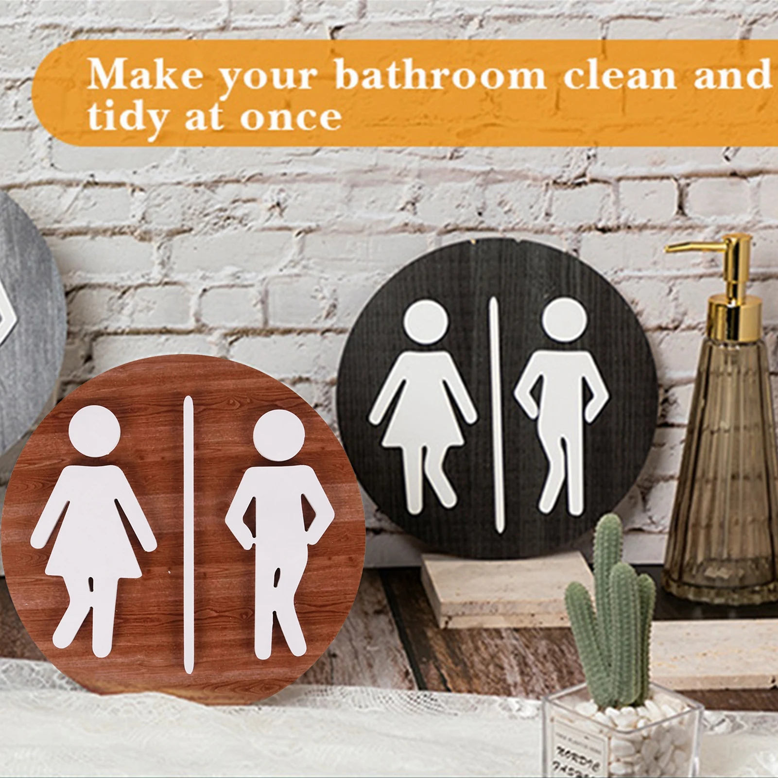 Funny Unisex Bathroom Sign