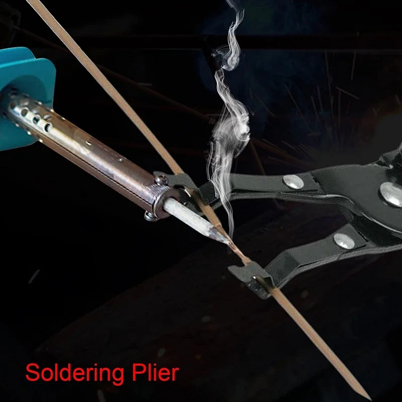 Soldering Aid Pliers Hold 2 Wires Vehicle Universal Steel Welding Plier ...