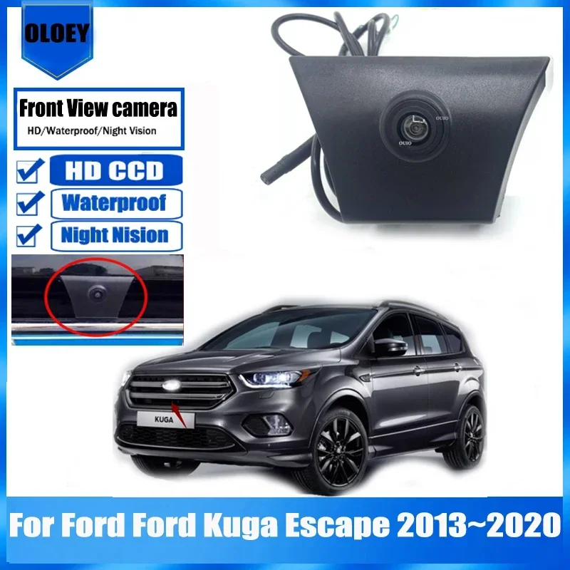 HD Front View Camera Car Front View Camera for Ford Kuga Escape 2013 ...