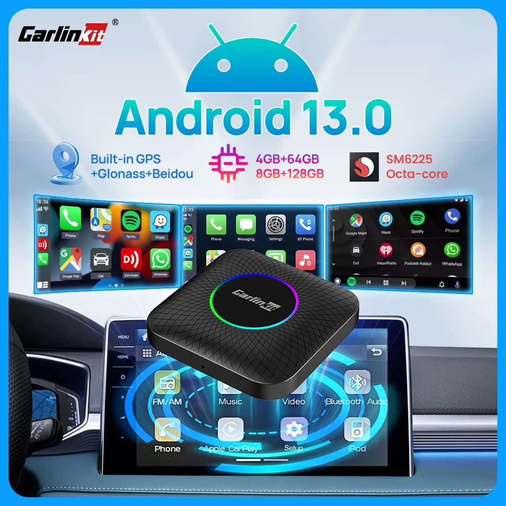 8-128GB-Carlinkit-Android-13-0-Carplay-Ai-Box-Wireless-Android-Auto ...