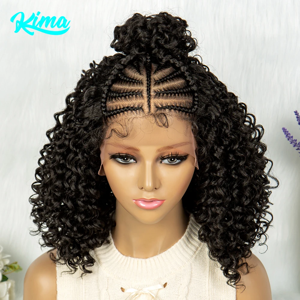 KIMA-16-inches-Short-13-4-Lace-Front-Wigs-Synthetic-Wigs-for-Africa ...
