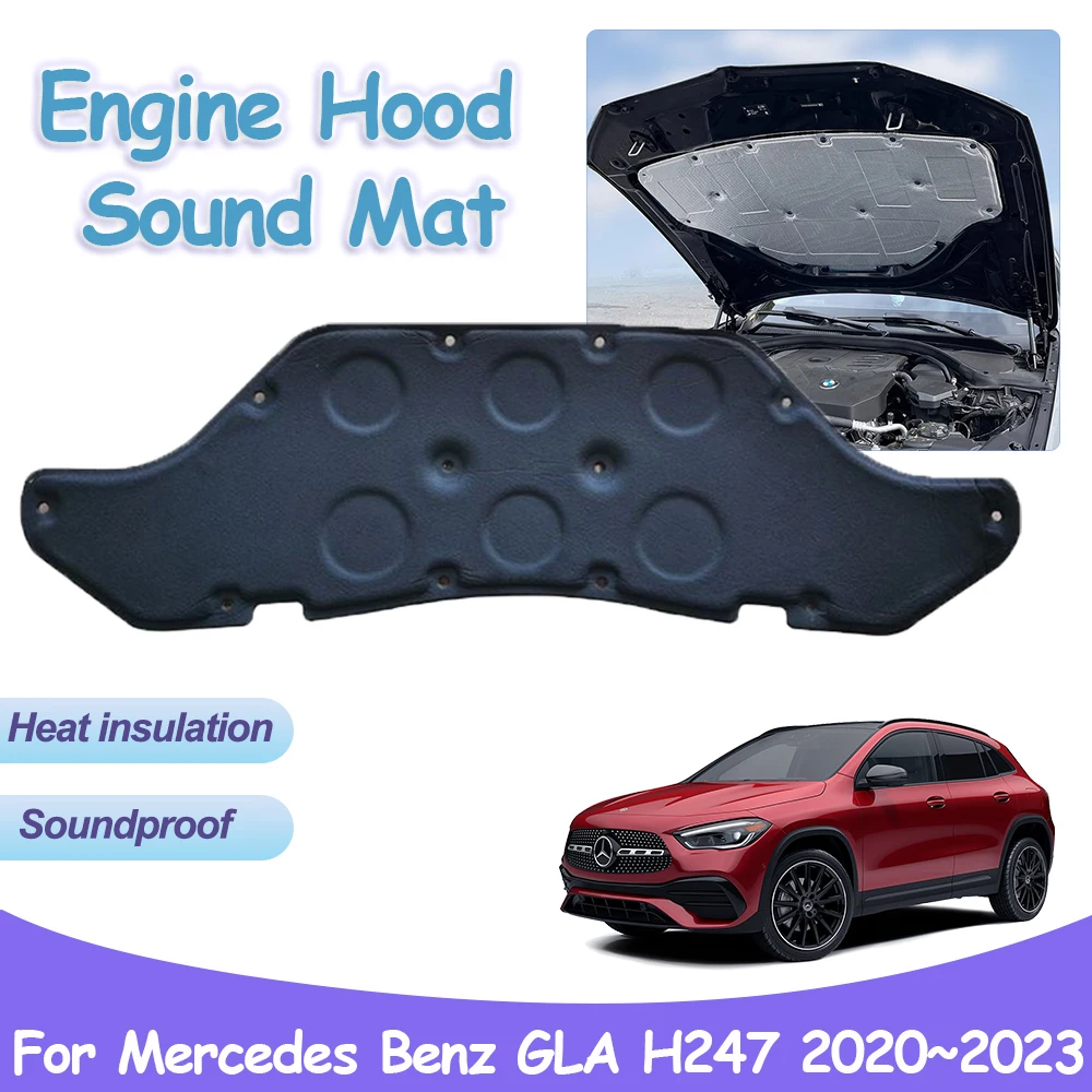 Car-Engine-Hood-Sound-Pad-for-Mercedes-Benz-GLA-H247-EQA-180-200-2020 ...