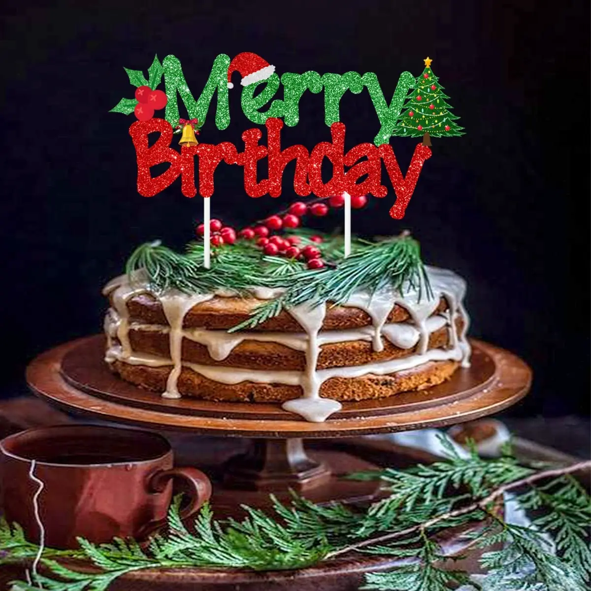 Christmas 1st Birthday Cake