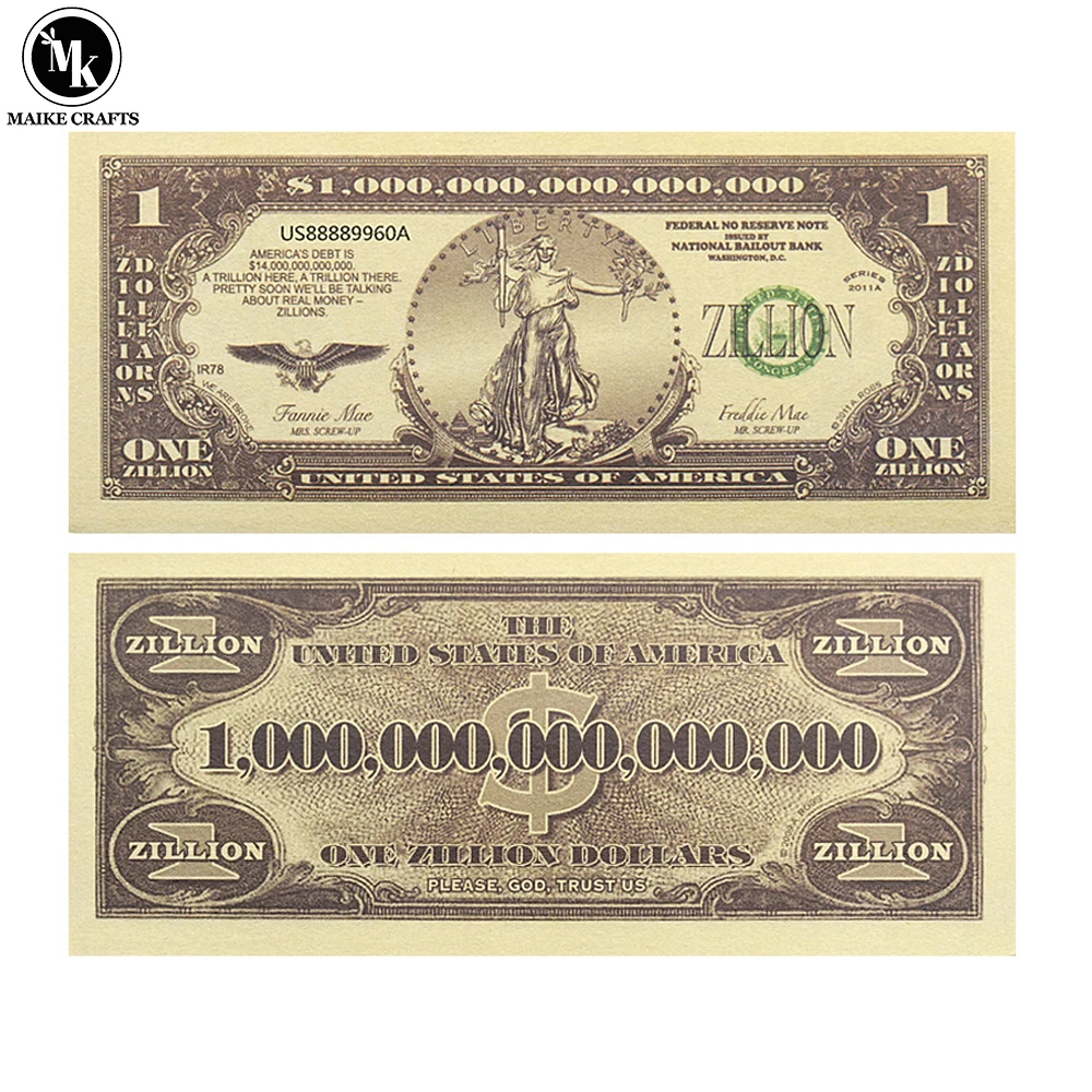 Statue-of-Liberty-Banknotes-One-Zillion-Dollars-Paper-Money-with-UV-and ...