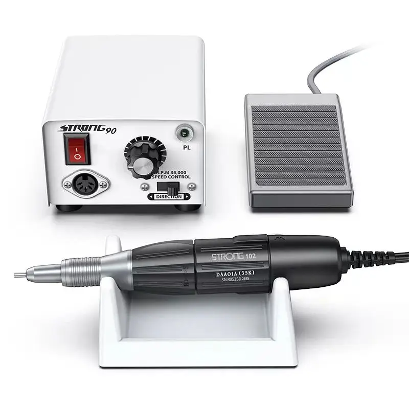 STRONG-90-control-box-Micromotor-Handpiece-Nail-Drills-Manicure-Machine ...