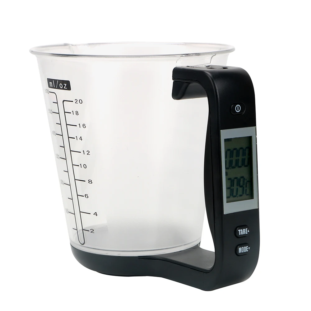 Kitchen Scales with LCD Display Digital Beaker Electronic Tool ...