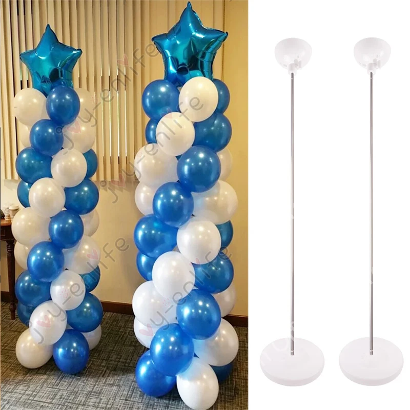 1-2set-Adjustable-Balloon-Column-Stand-Kit-Metal-Ballon-Holder-Base ...