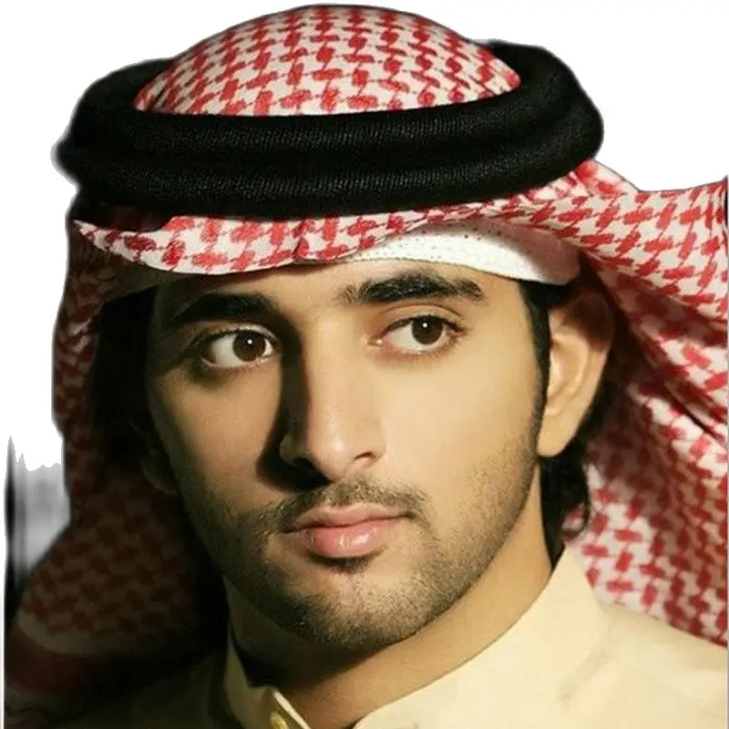 Black-Hoop-Islamic-Traditional-Costumes-Men-Plaid-Hat-Head-Scarf-Turban ...