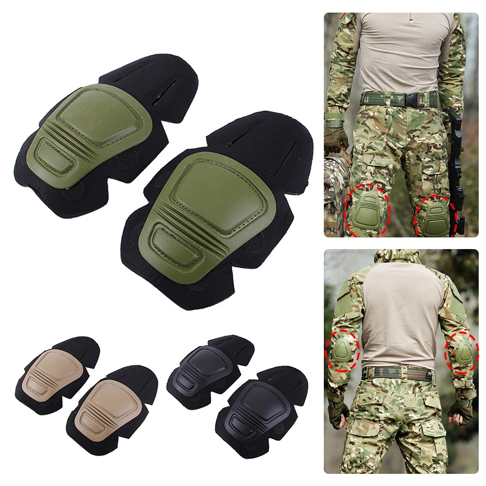1Pair-Tactical-Frog-Suit-Knee-Pads-Elbow-Support-Military-Knee ...